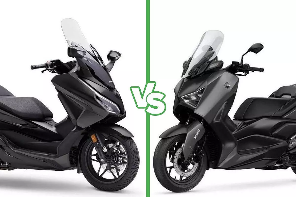 Honda Forza 350 vs. Yamaha Xmax 300: un duello tra titani sì, ma nel regno dei maxiscooter