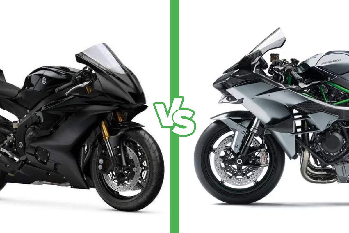Un duello tra titani della strada: Yamaha R6 vs. Kawasaki Ninja H2
